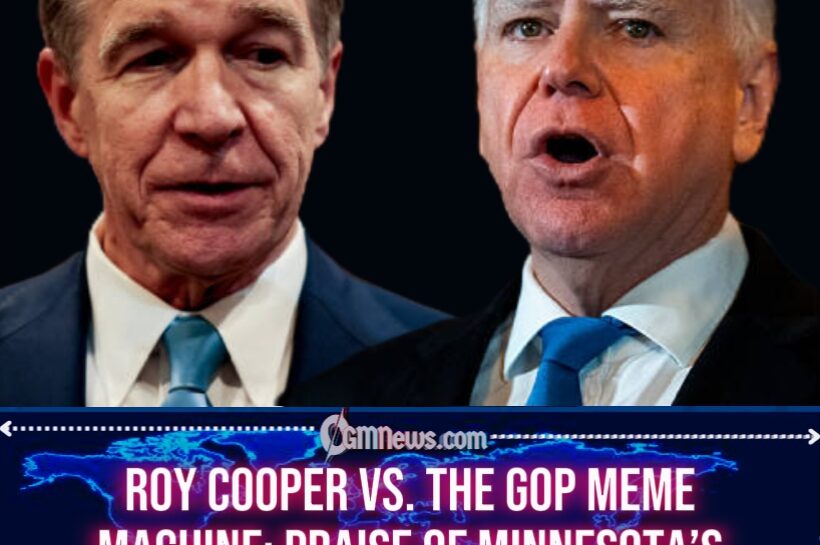 Roy Cooper vs. North Carolina GOP: Praise of Walz Ignites Political ...